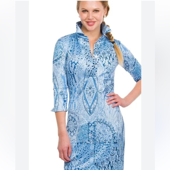 Gretchen Scott Designs | Dresses | Gretchen Scott Everywhere Blue Dress ...